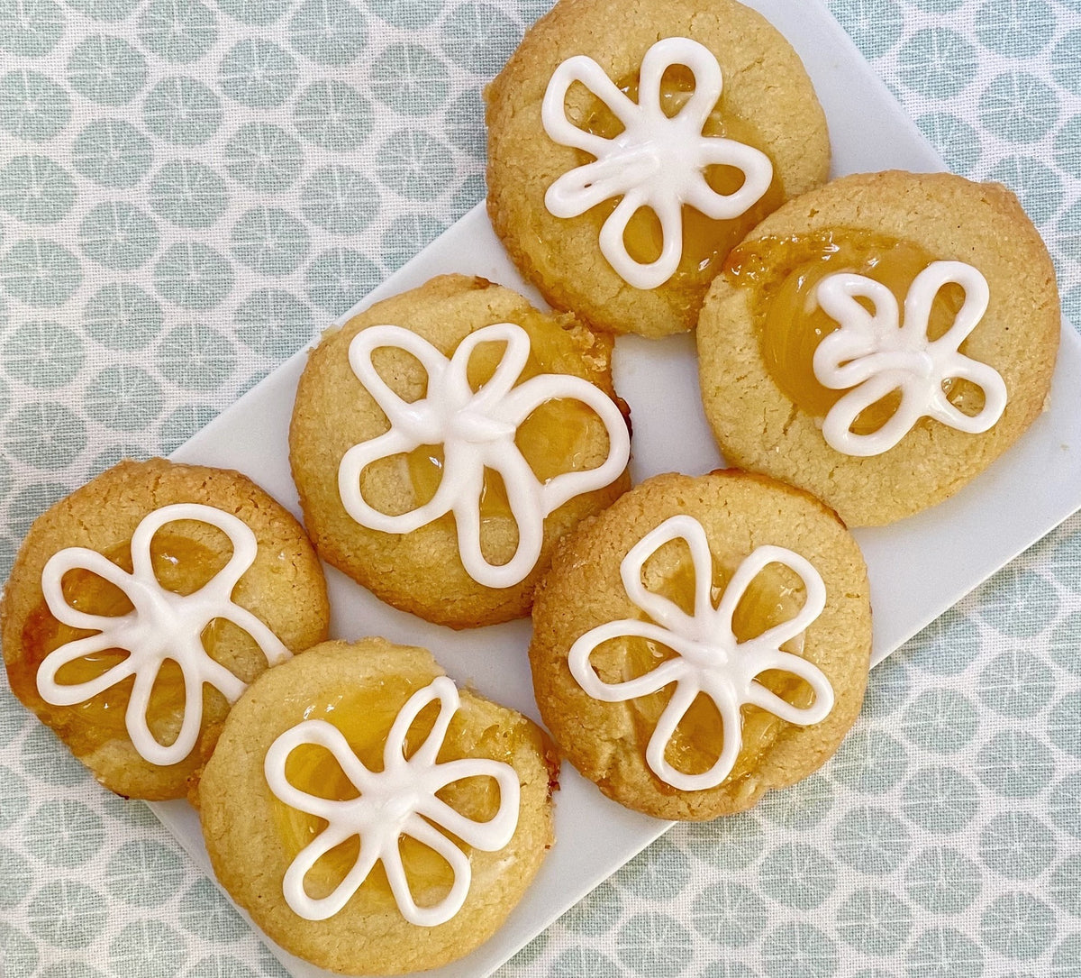 Lemon Curd Shortbread Flowers – Roots & Wings Organic