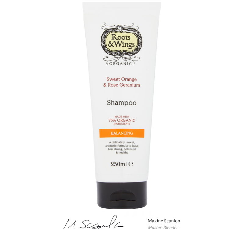 Sweet Orange & Rose Geranium Organic Shampoo balancing for normal hair ...