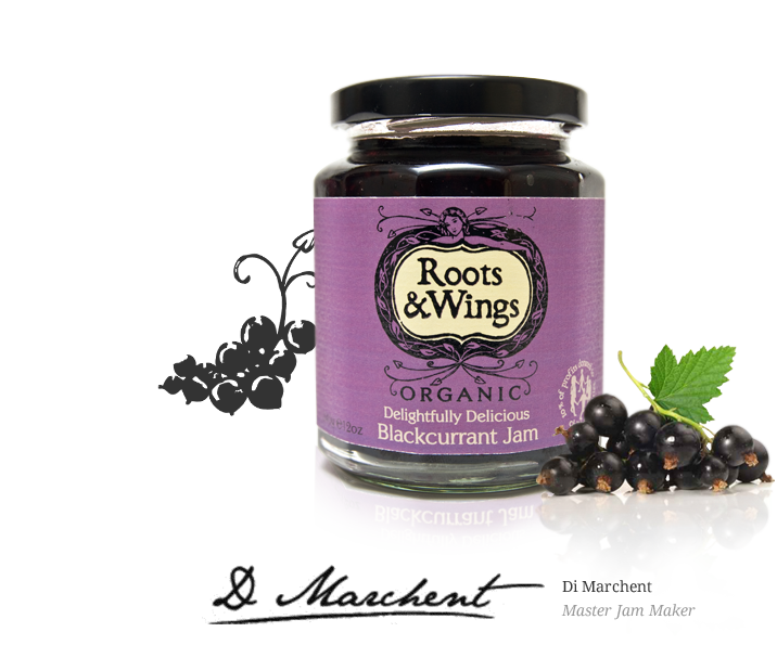 Organic Blackcurrant Jam – Roots & Wings Organic